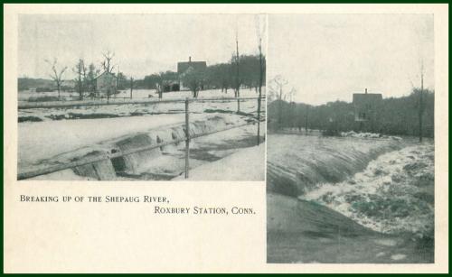 Photo Gallery • Breaking up of the Shepaug River